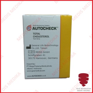 Jual Autocheck Cholesterol Cek Test Strip Kolesterol Refill Isi 10 ...