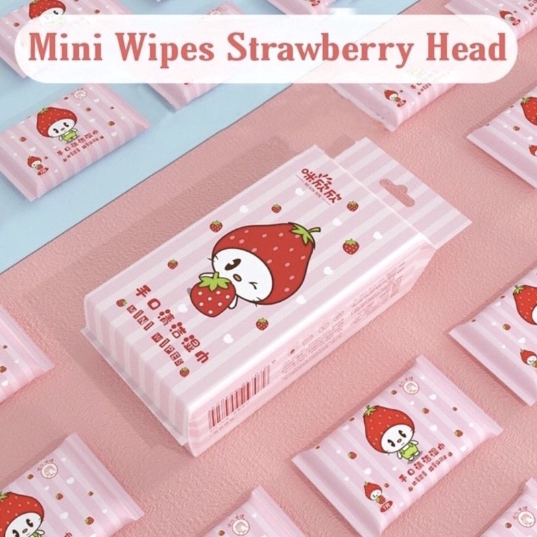 Jual 1 PACK 8 BUNGKUS - WET TISSUE TISU BASAH MINI TRAVEL IMPORT ...