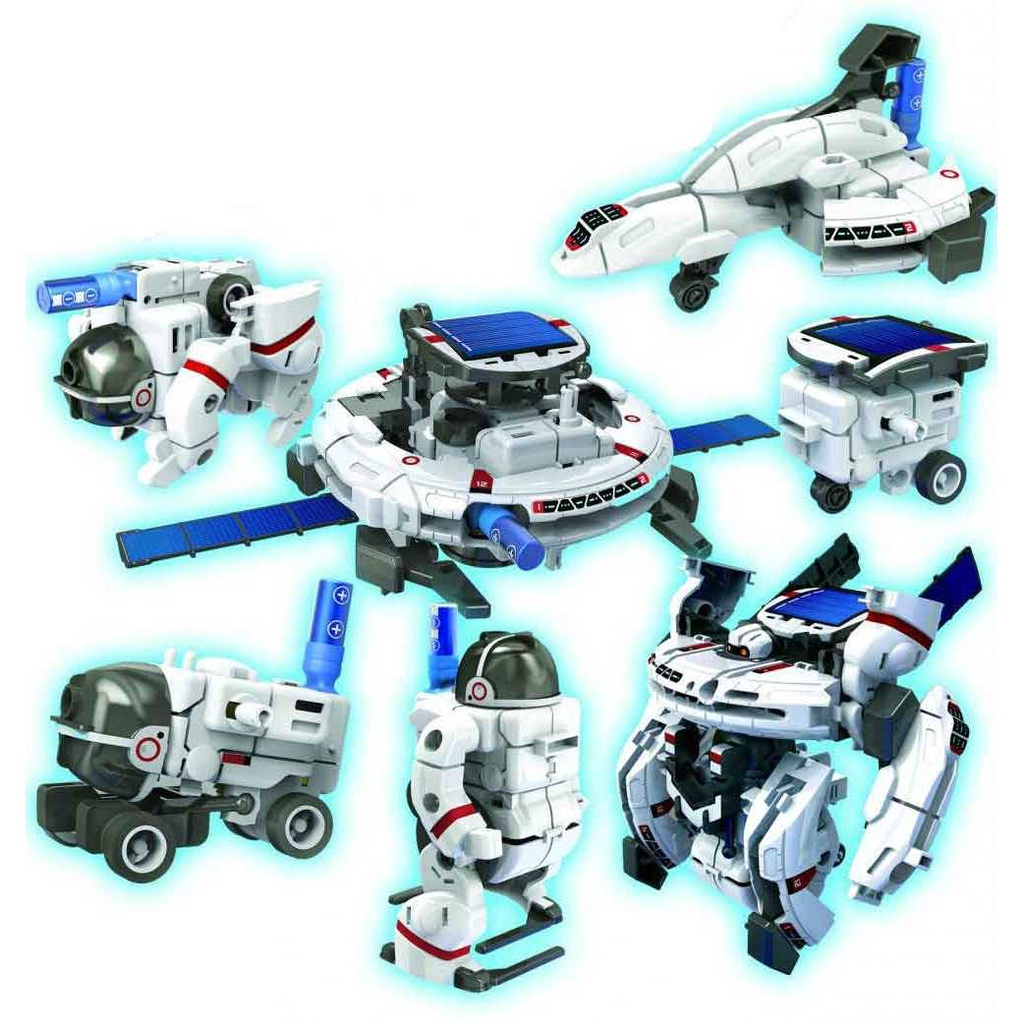 Jual Solar Space 6 in 1 Robot Educational Kit DIY Mainan Edukasi Rakit ...