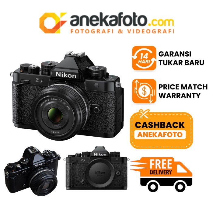 Jual Nikon Zf Body Only / Kit 40mm / Kit 24-70mm Mirrorless Camera ...