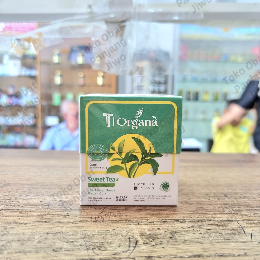 Jual T|Organa - Teh Stevia Teh Manis Tanpa Gula Isi 10 Tbag | Shopee ...