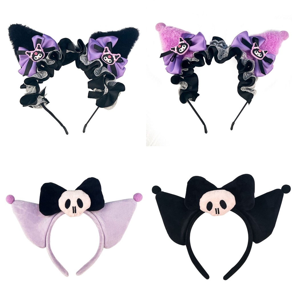 Jual Bando Cosplay Kuromi / Bando Sanrio Kuromi Premium High Quality ...