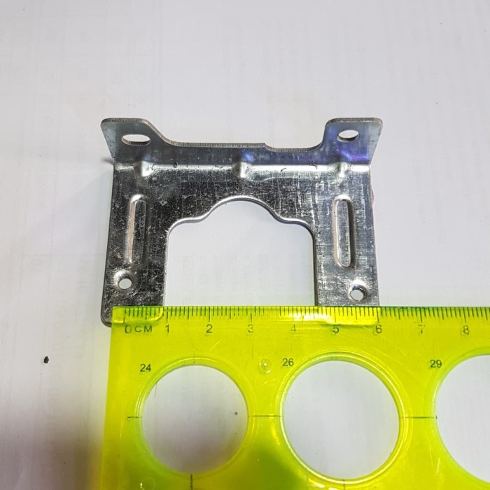 Jual plat besi dudukan holder motor dinamo sinkronus swing kipas miyako ...