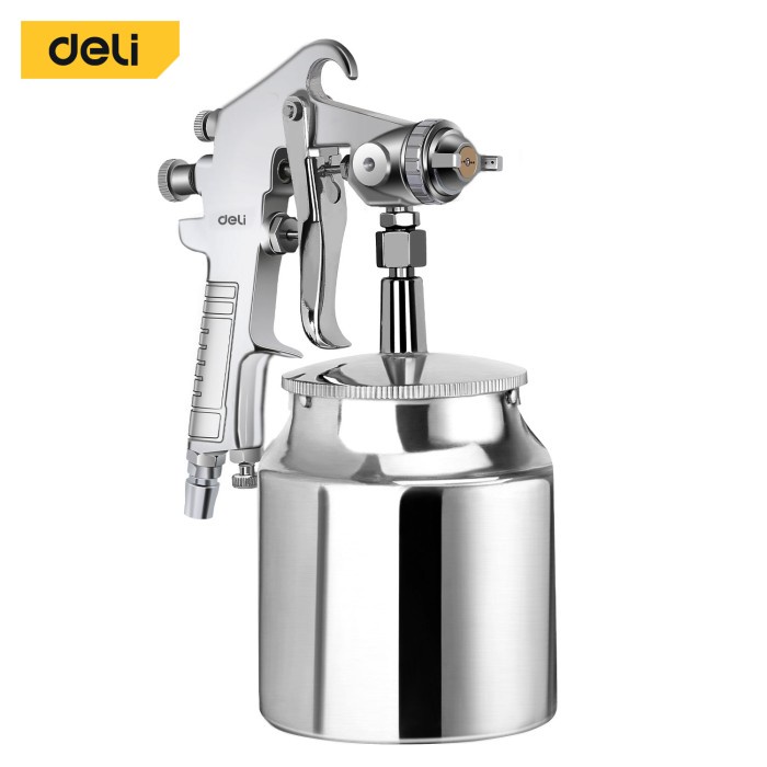 Jual Deli Alat Semprot Cat / Air Spray Gun 1000 cc / 1 Liter EDL-QPQ ...