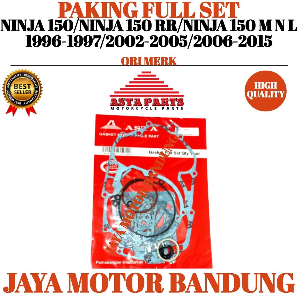 Jual Paking Full Set/FullSet NINJA 150/NINJA 150 RR/NINJA 150 M N L 1996-1997/2002-2005/2006 ...