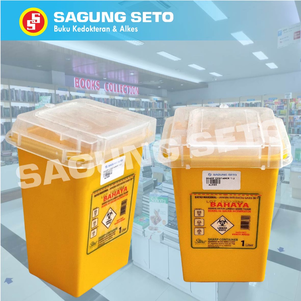 Jual SHARP CONTAINER 1 LITER STERA MEDICAL | Shopee Indonesia