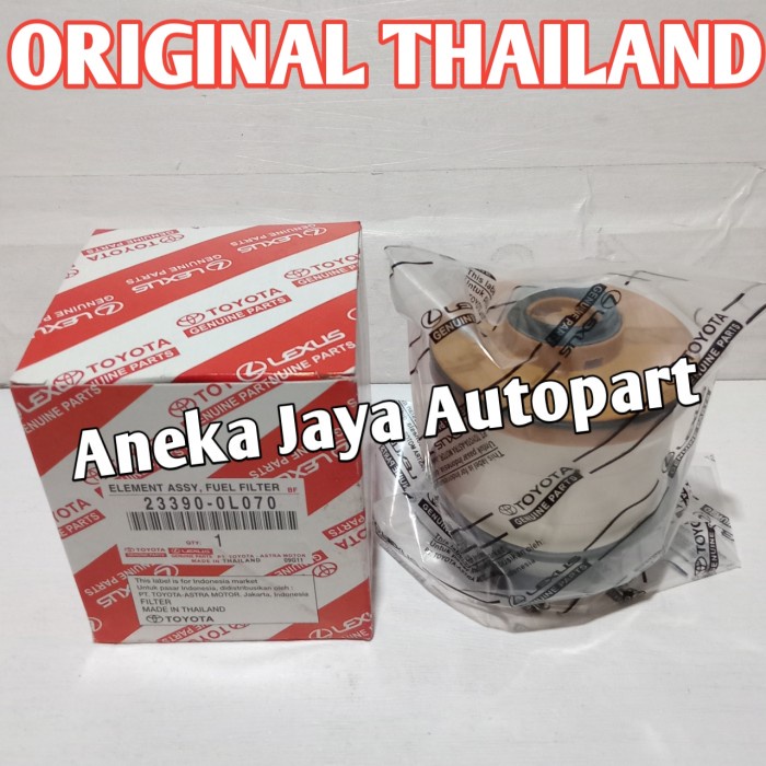 Jual fuel filter solar innova reborn hilux revo fortuner vrz original ...