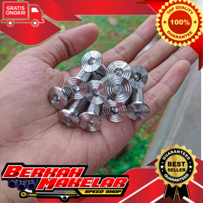 Jual BAUT M8 atau baut drat 12 stainless baut piringan | Shopee Indonesia