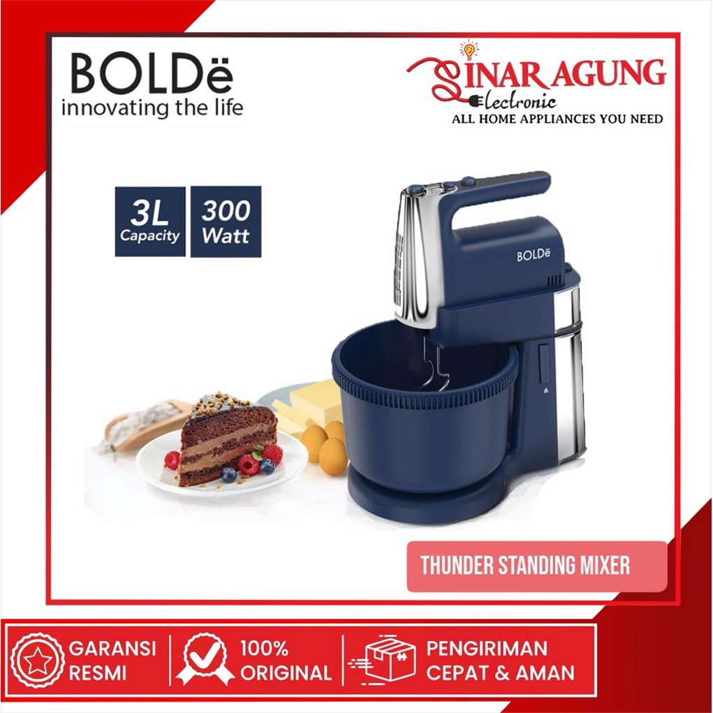 Jual BOLDE THUNDER STANDING MIXER (BOWL 3L / 300W) GARANSI RESMI ...