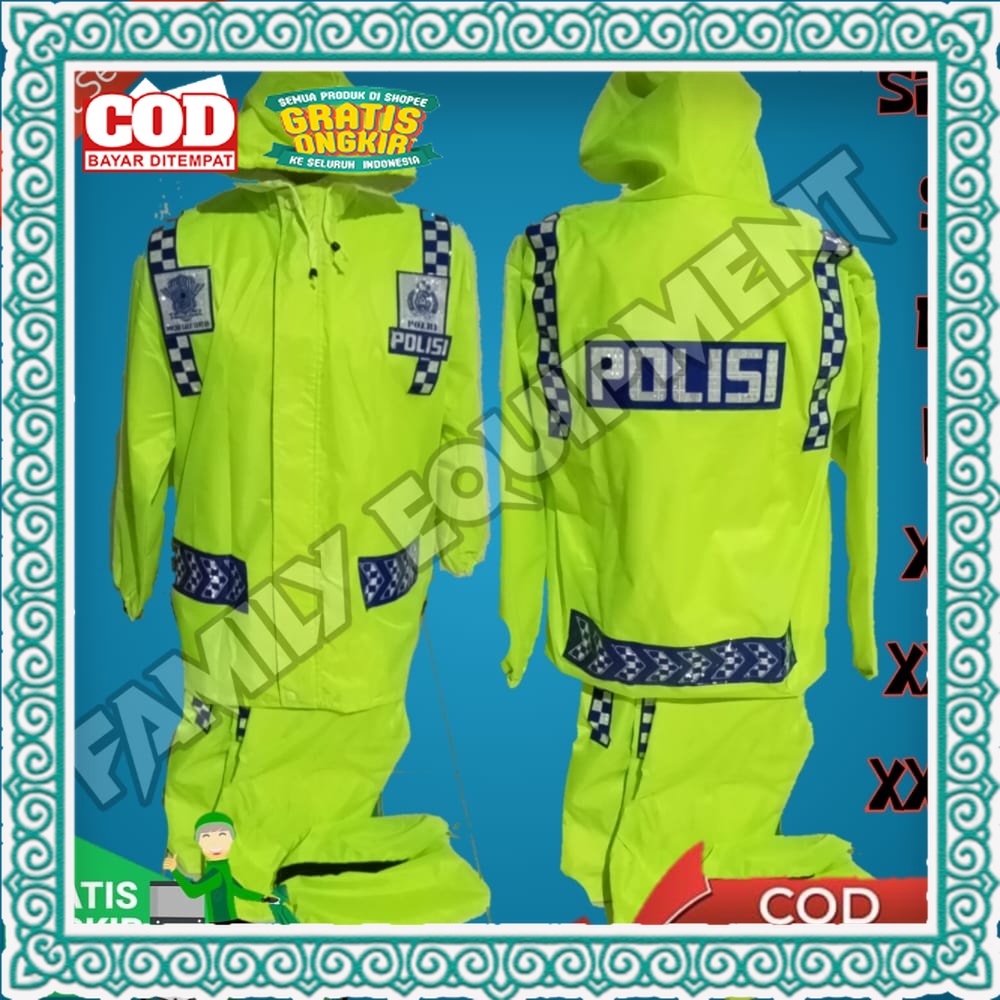 Jual Jas Hujan | Jas Hujan Polisi | Jas Hujan Polisi Militer | Mantel ...