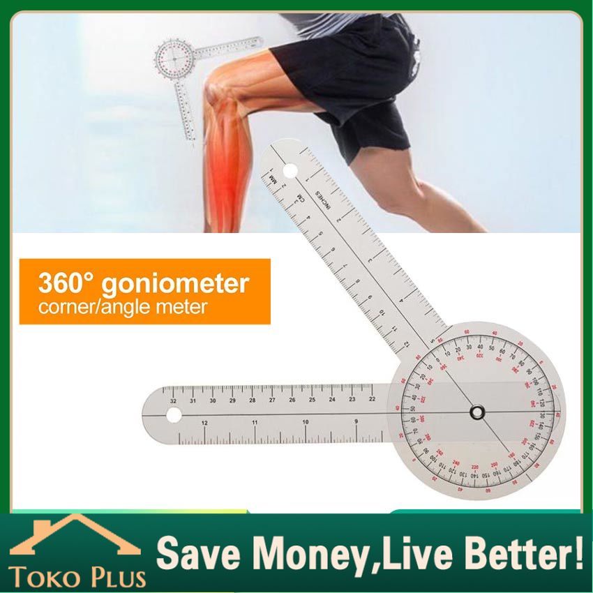 Jual Alat Ukur Goniometer Fisioterapi Penggaris Tulang Sendi Penggaris ...