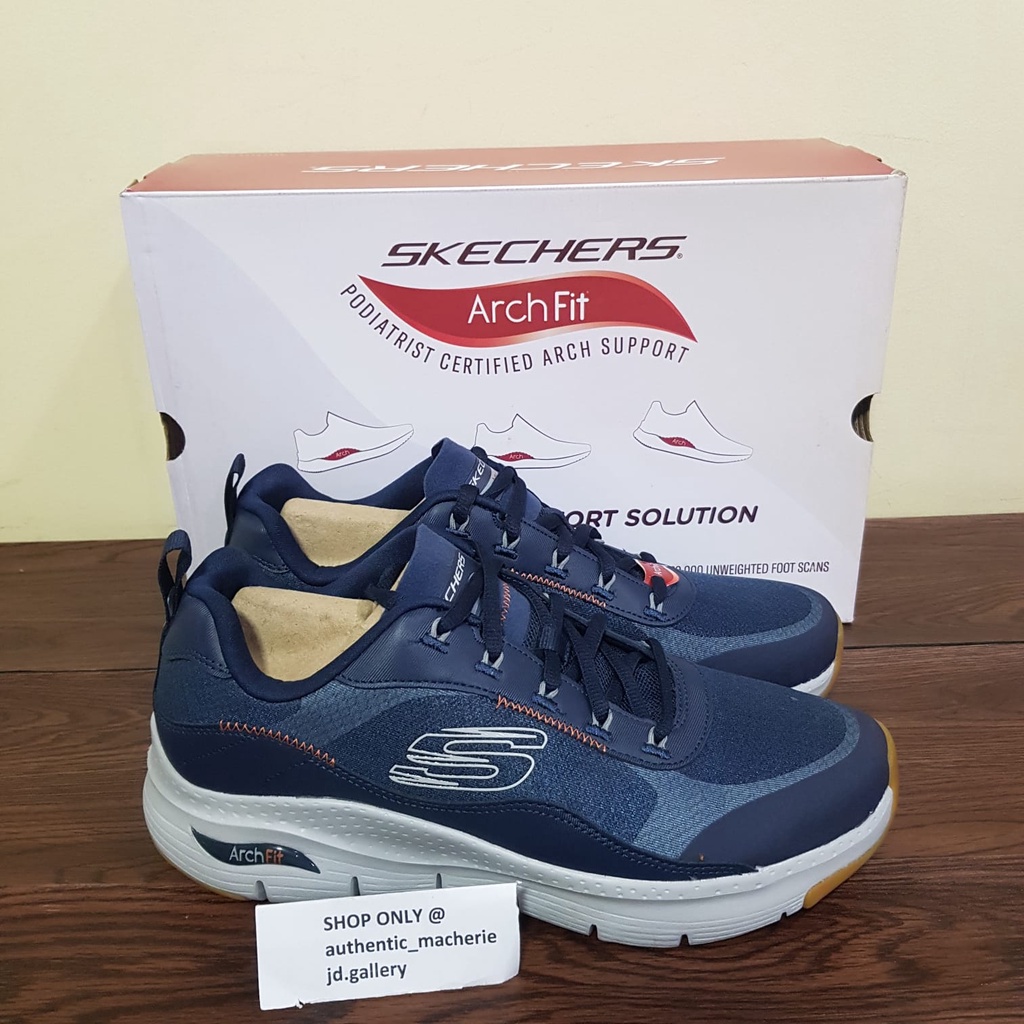 Jual ORIGINAL SALE 70% SEPATU SKECHERS ARCH FIT-COOL OASIS 232304 NVY ...
