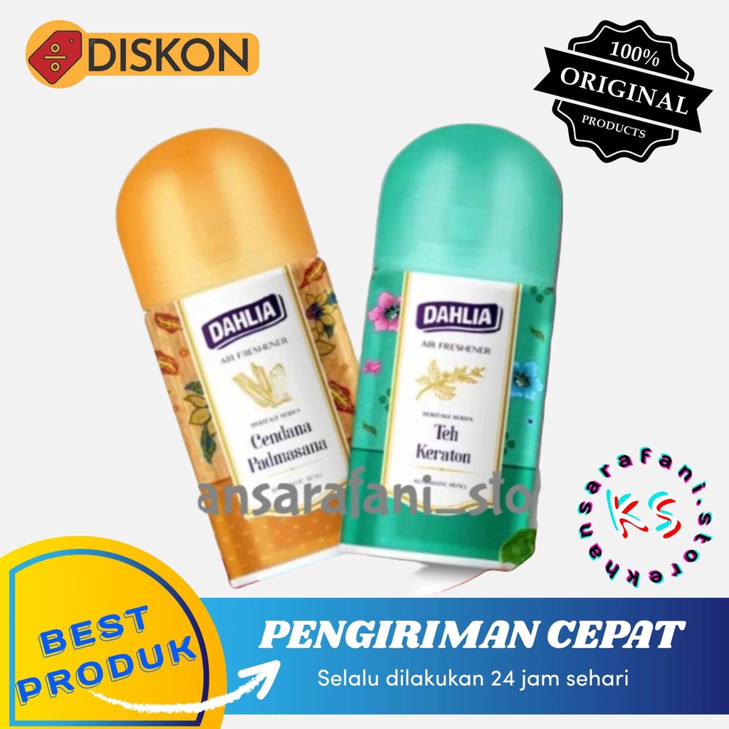Jual DAHLIA TEH KRATON /CENDANA REFFIL MATIC 225ml pengharum ruangan ...