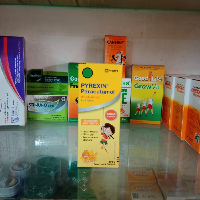 Jual Pyrexin 60ml syrup - penurun demam anak | Shopee Indonesia