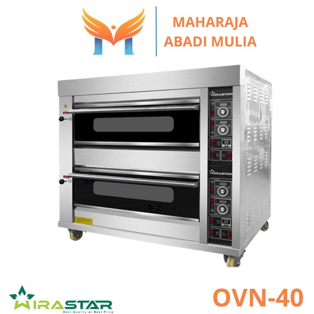 Jual Oven Roti 2 Deck 4 Trays Wirastar OVN-40 Oven Gas Roti 2 Deck 4 ...