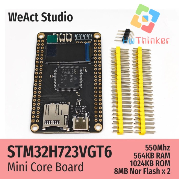 Jual WeActStudio STM32H723VGT6 STM32H7 STM32 OpmenMV Development Board | Shopee Indonesia
