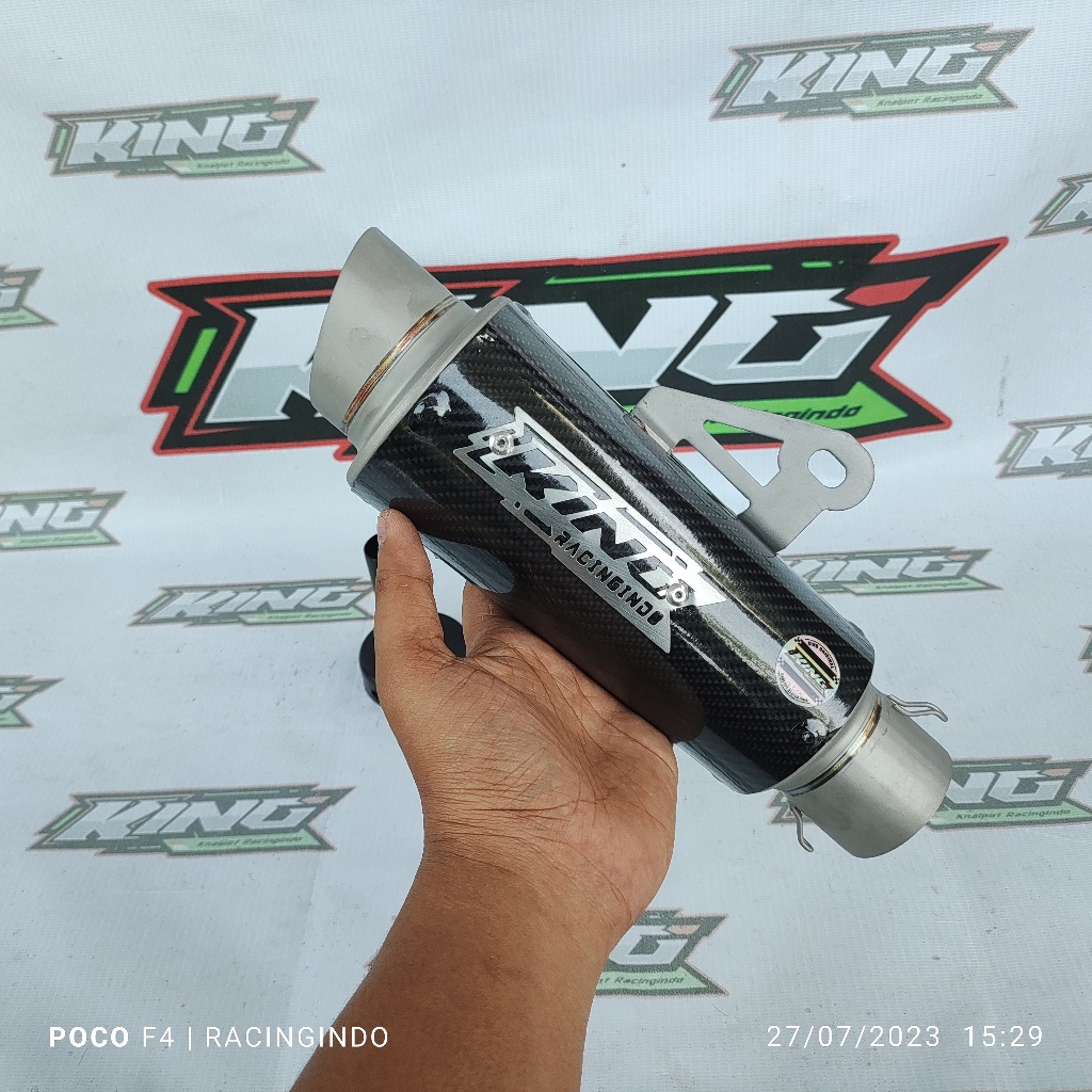Jual slinser knalpot king original model proliner tr 1 short inlet 50 ...