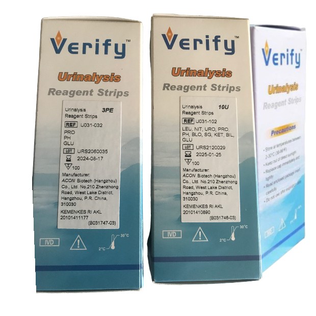 Jual Verify 10 Parameter / Verify 3 Parameter / Test Urine Reagent ...