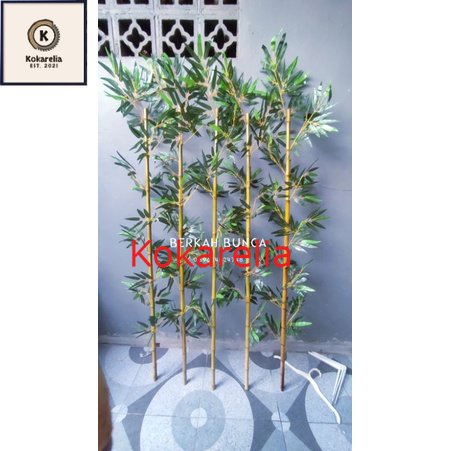 Jual Partisi Bambu tinggi 170cm / Bunga plastik/bunga artificial/bunga ...