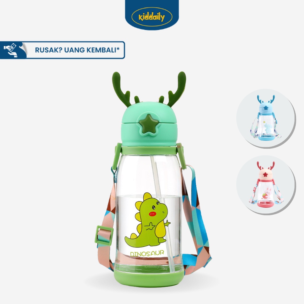 Jual KIDDAILY Botol Minum Anak Tanduk Rusa Children's Drinking Horn ...