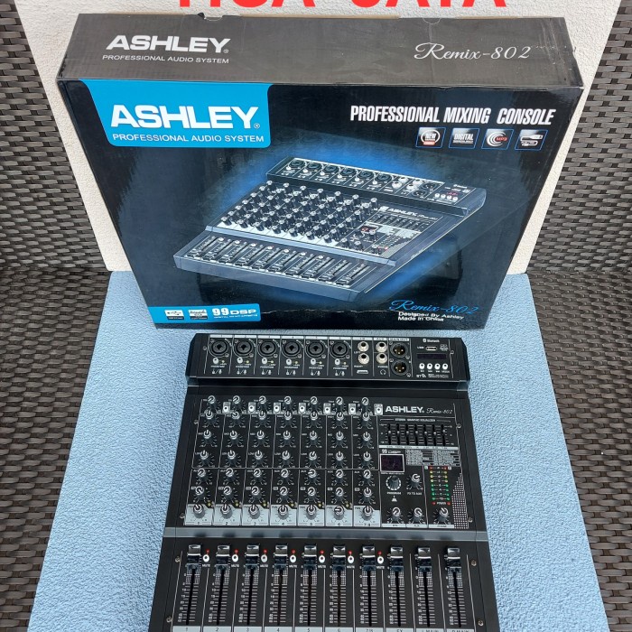 Jual Mixer Audio Ashley Remix 802 Remix802 8 Channel | Shopee Indonesia