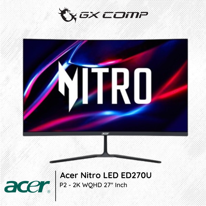 Jual Monitor Acer Nitro LED ED270U P2 - 2K 170Hz WQHD 27" Inch | Shopee ...