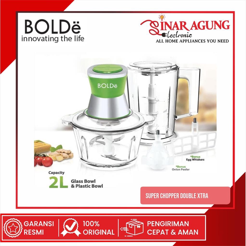 Jual [COD] BOLDE SUPER CHOPPER DOUBLE EXTRA (PENGGILING DAGING) GARANSI ...