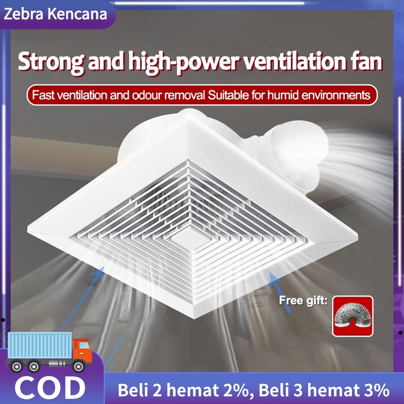 Jual Ducting Exhaust Fan Plafon 12 Inch Kipas Blower Exhaust Plafon 8 ...