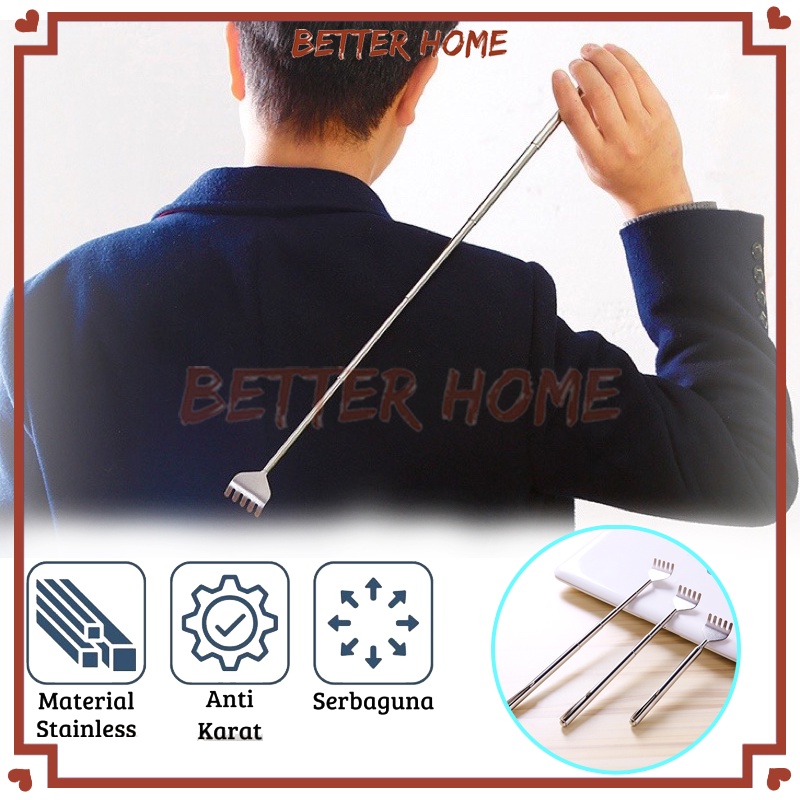 Jual Alat Garuk Punggung Stainless Extendable/Garuk Punggung Besi Lipat ...