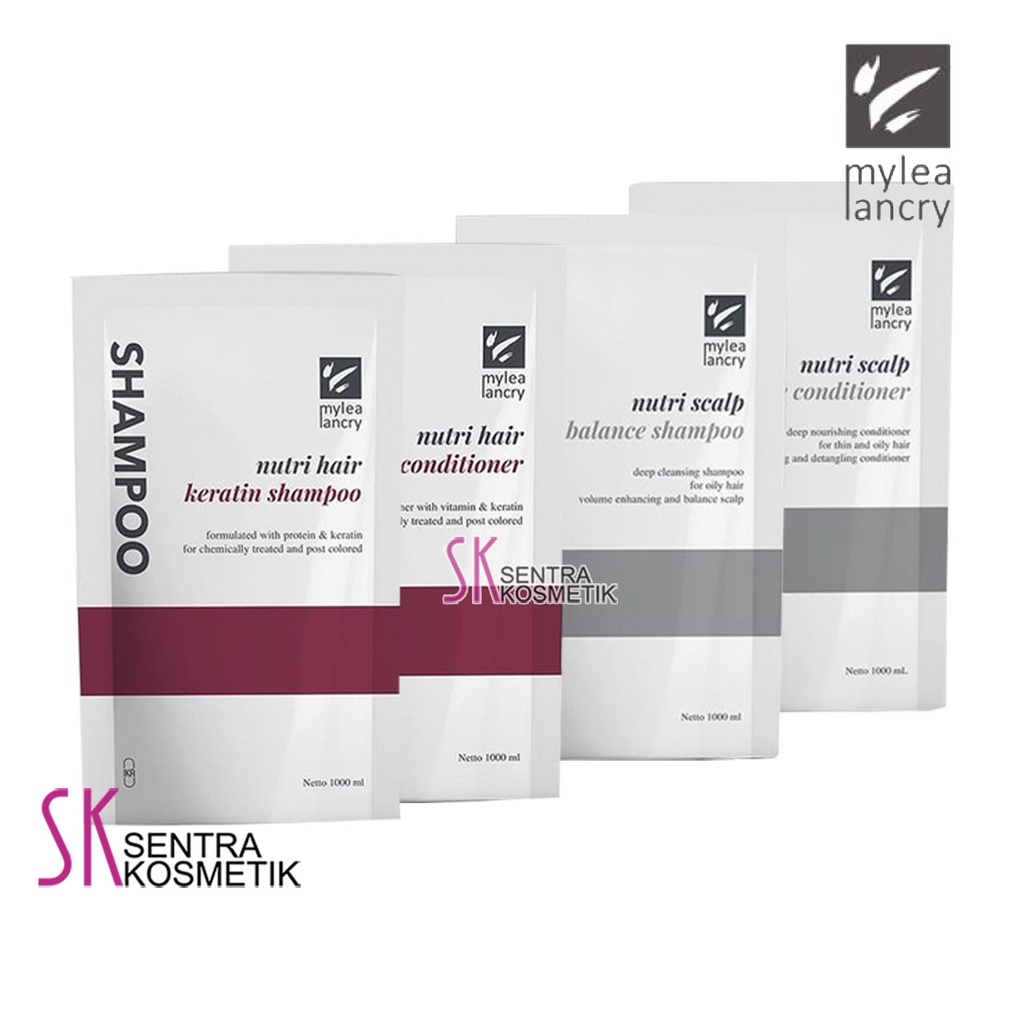 Jual Mylea Lancry Keratin Shampoo & Conditioner Pouch Refill | Shopee ...