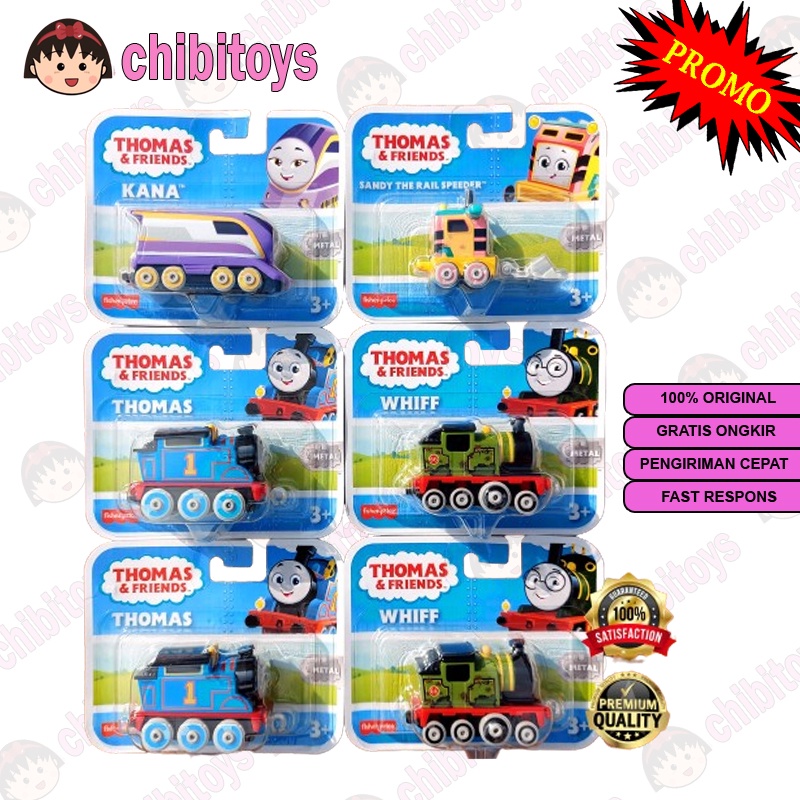 Jual THOMAS & FRIENDS METAL METALS DUS SET 6 - THOMAS KANA WHIFF SANDY ...