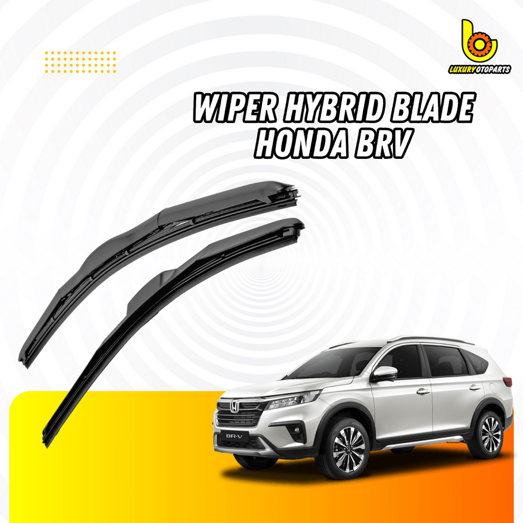 Jual Wiper Honda BRV / BR-V Model Hybrid 1 Set Tanpa Rangka Besi ...