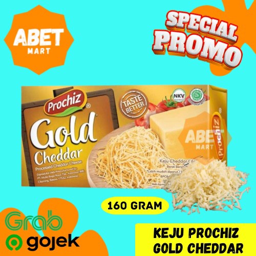 Jual Keju Prochiz Gold Cheddar Kemasan 160 Gr - Kotak Cheese 160Gr ...