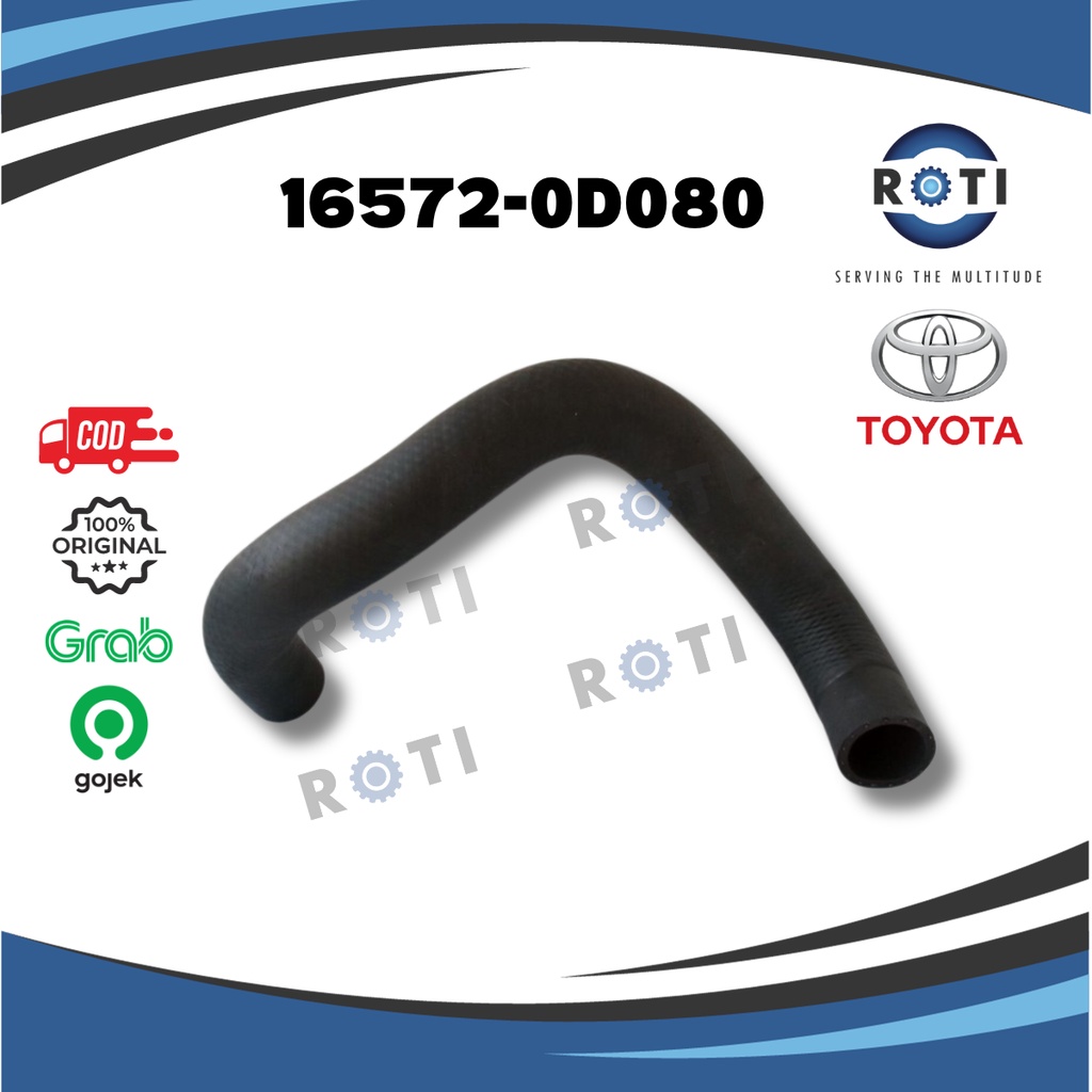 Jual TOYOTA SELANG RADIATOR BAWAH COROLLA ALTIS 16572-0D080 GENUINE | Shopee Indonesia