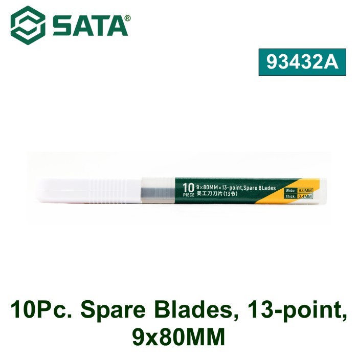 Jual SATA Refill Cutter 93432A 10Pc. Spare Blades, 13-point, 9x80MM ...