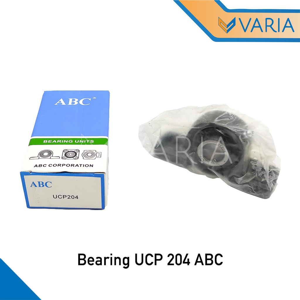 Jual Bearing Laher Pillow Block Duduk UCP 204 As 20 mm ABC | Shopee Indonesia