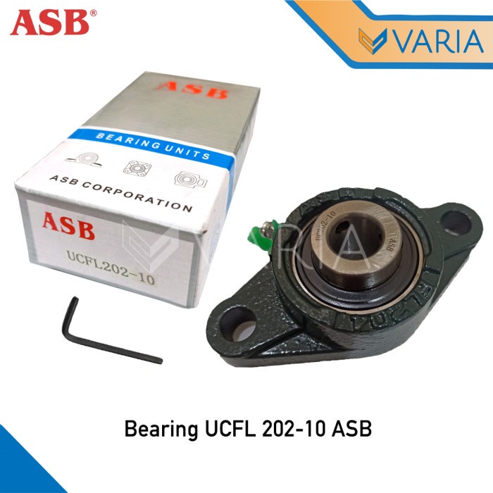 Jual Bearing UCFL 202-10 ASB As 15.875 mm 5/8 Inch Laher Pillow Block Duduk | Shopee Indonesia