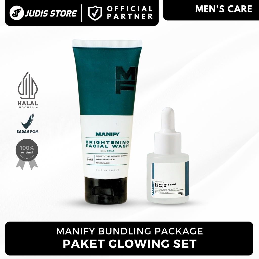 Jual MANIFY Glowing Set - Paket perawatan khusus untuk Pria yang ...