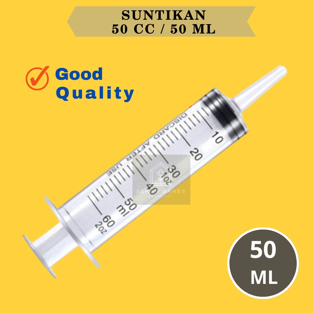 Jual Disposible Suntikan 50 cc mL Catheter Kateter Tip Spuit Sepuit Syringe Siringai Wadah Ukur ...