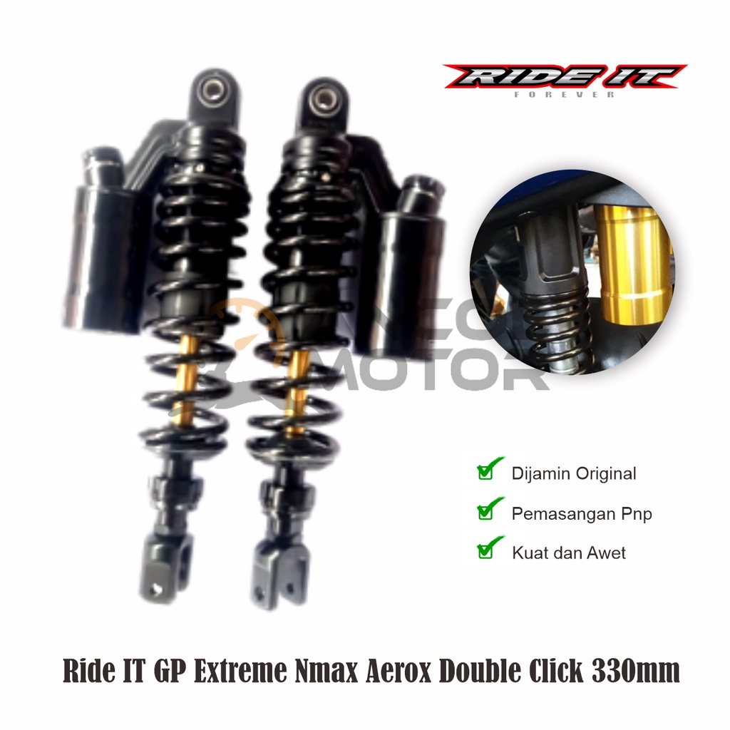 Jual Ride IT GP Extreme Shockbreaker Tabung Nmax Aerox Double Click ...