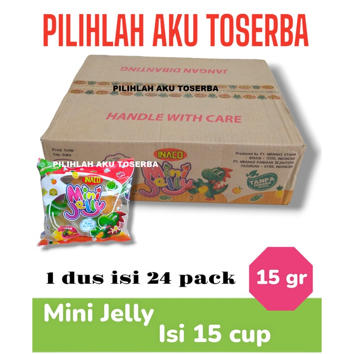 Jual INACO Mini Jelly isi 15 cups - ( HARGA 1 DUS ISI 24 BUNGKUS ...