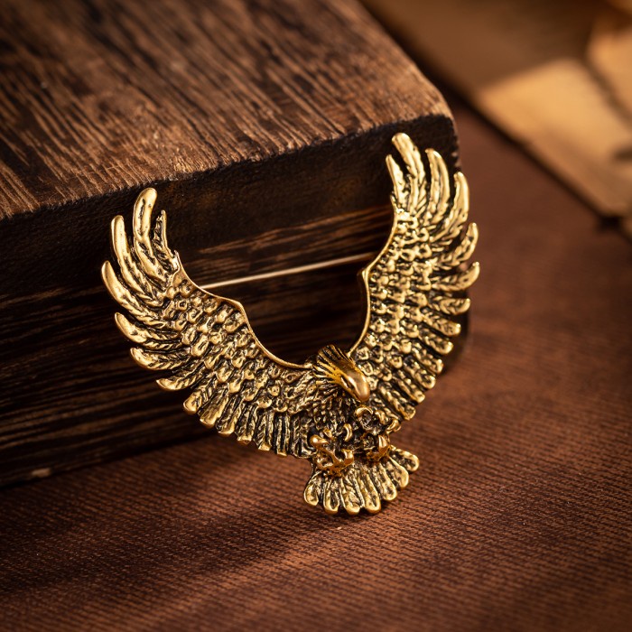 Jual Pin Bros Burung Garuda Elang Eagle Vintage Brooch Pin Jas ...