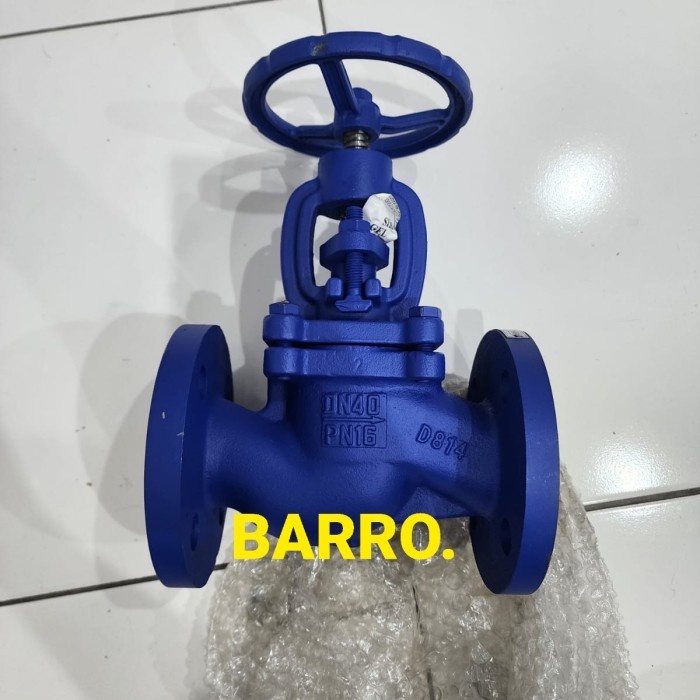 Jual Globe Valve Steam 2" Inch DN 50 Cast Iron Flange PN16 Stop Kran | Shopee Indonesia