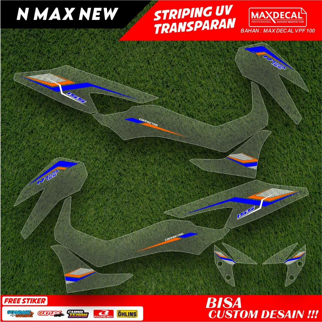 Jual STIKER STRIPING TRANSPARAN NMAX NEW FACELIFT LIS STICKER UV SEMI ...