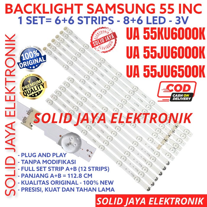 Jual BACKLIGHT TV LED SAMSUNG 55 IN 55KU6000K 55JU6000K 55JU6500K LAMPU BL -RZ15 | Shopee Indonesia