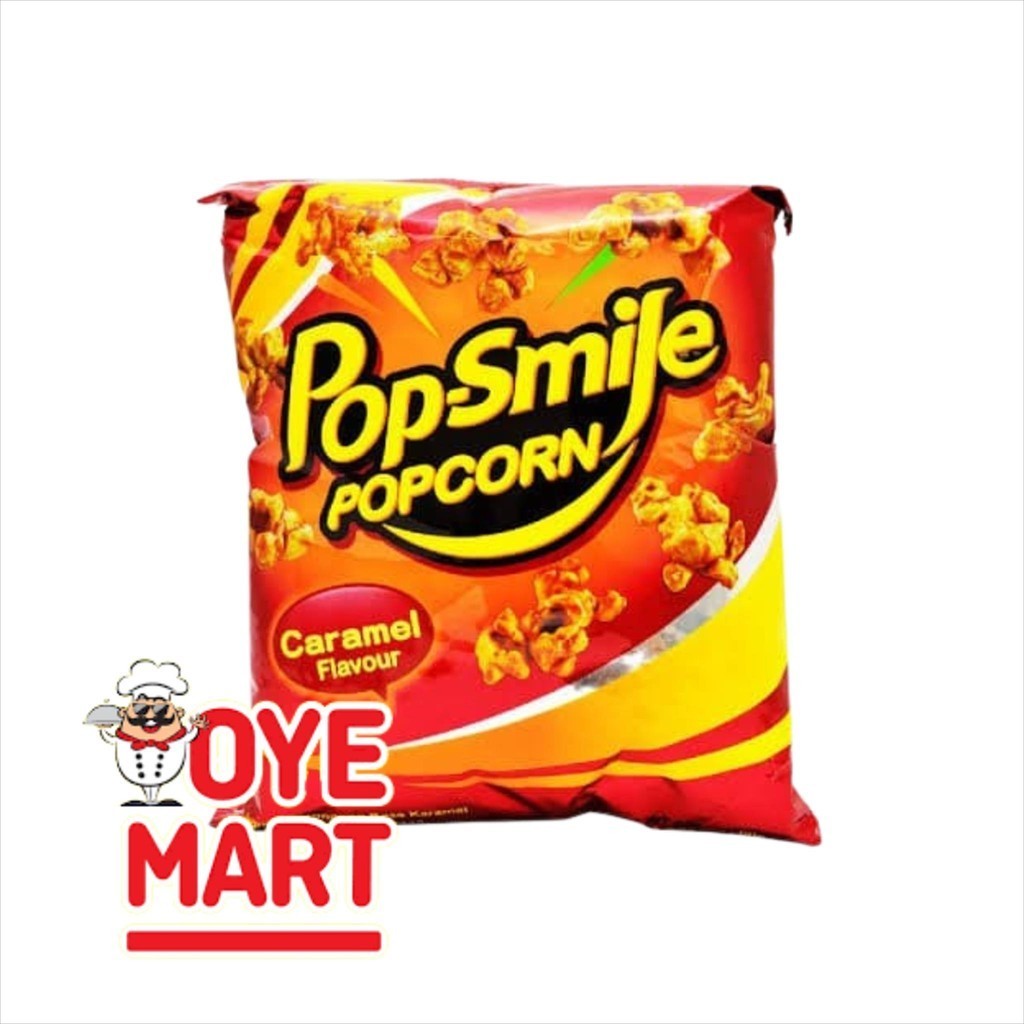 Jual POP SMILE POPCORN CARAMEL FLAVOUR 45GR/ RASA KARAMEL | Shopee ...