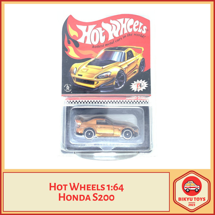 Jual Hot Wheels 1:64 Honda S2000 Hotwheels Gold RLC Red Line Club ...