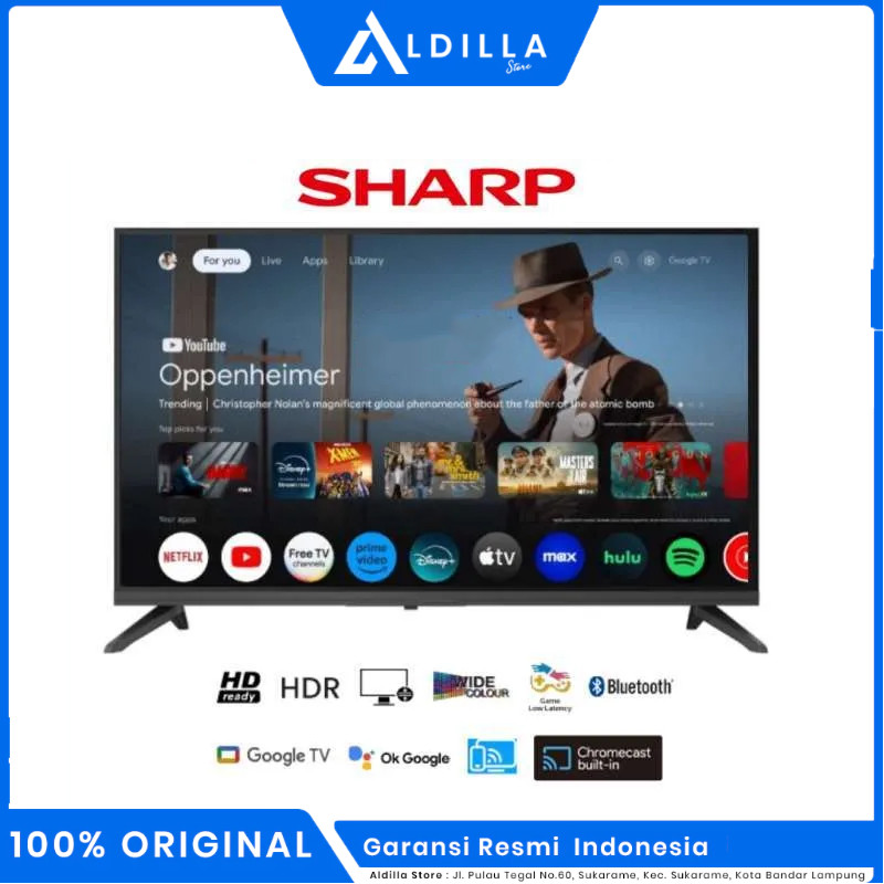 Jual LED TV SHARP 32 GH GOOGLE TV BARU BERGARANSI RESMI | Shopee Indonesia