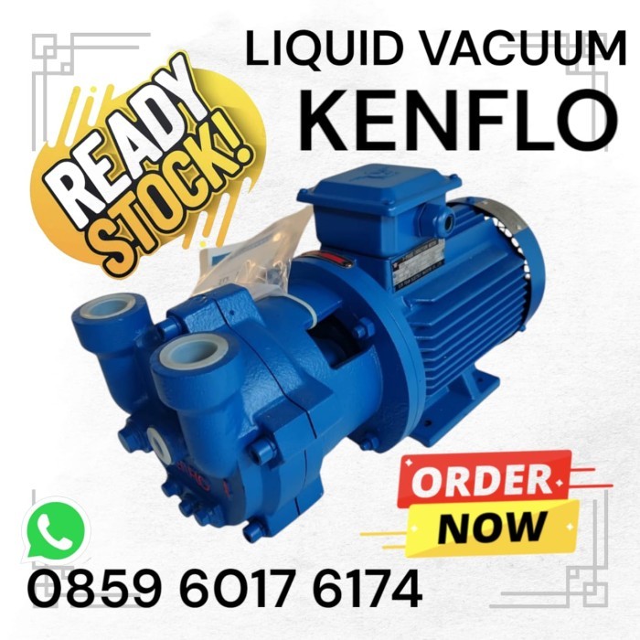 Jual Liquid Ring Vacuum Pump Kenflo CDF 2402 7.5Kw 10HP 380V pompa ...