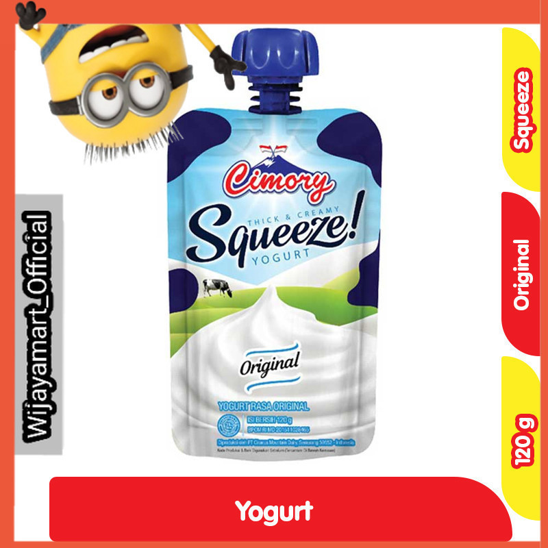 Jual Cimory Yogurt Squeeze Original 120 g | Shopee Indonesia